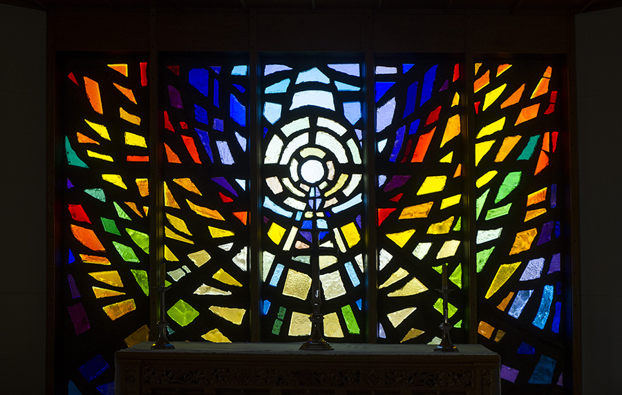 Craighead Diocesan School – Chapel of St Anthony of Padua. Triangular ...